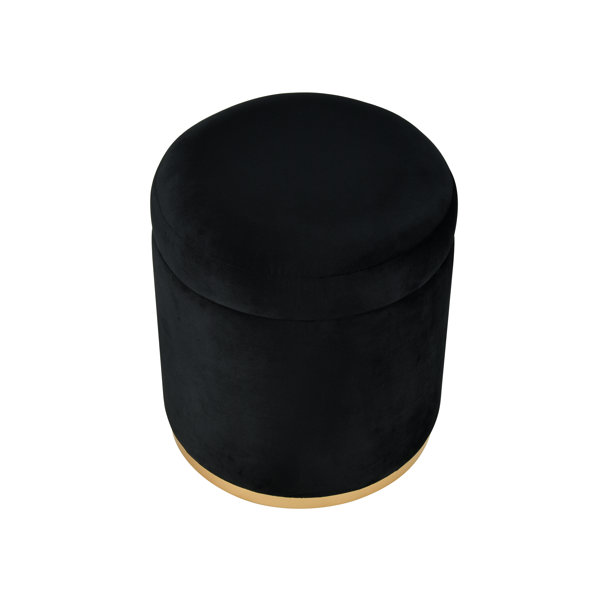 Willa Arlo Interiors Staveley Velvet Storage Ottoman And Reviews